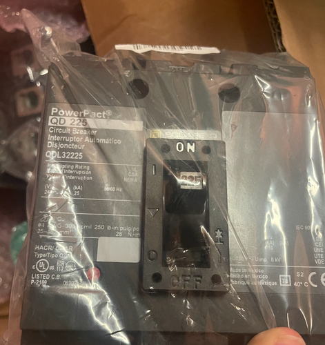 Square D QDL 32225 225 Amp Circuit Breaker | eBay