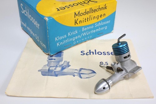 Very Rare Vintage 1958 German Schlosser Tomboy 0.5cc Diesel Model ...