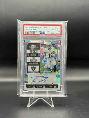 2023 PANINI CONTENDERS OPTIC 137 TRE TUCKER AUTOGRAPH-CRACKED ICE 21/22 ...