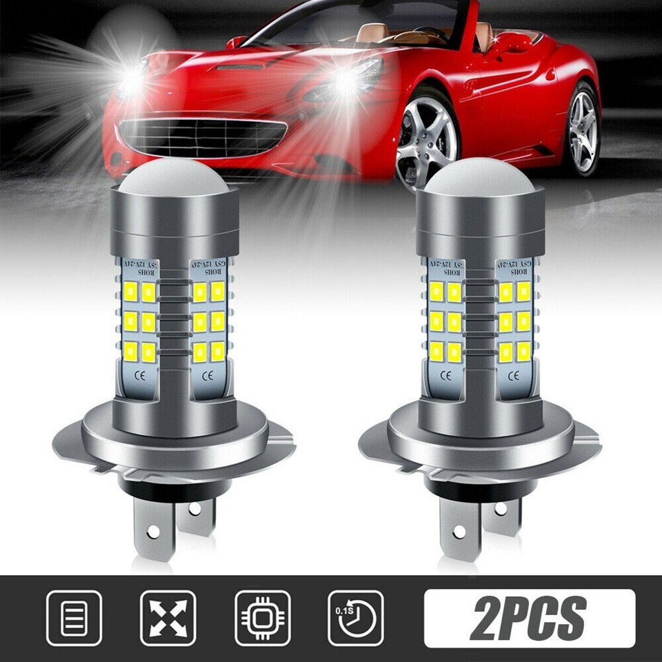 Brand New Auto H7 LED Bulbs Kit Headlight Bulb Kit 12V Voltage 2 Pieces ...