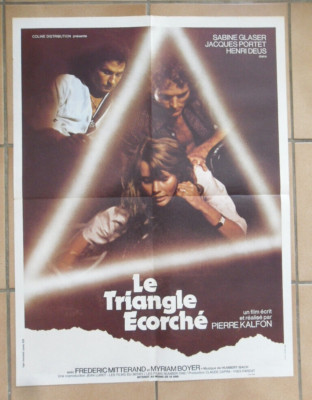 Poster The Triangle Ecorche Pierre Kalfon Sabine Glaser 58 CM X 77 CM ...