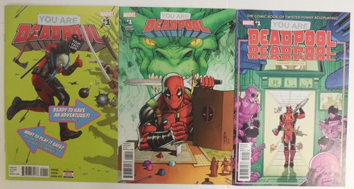 3x YOU ARE DEADPOOL # 1 Comic ~ ALL 3 VARIANTS ~ NM/UNREAD 1st PRINT ...
