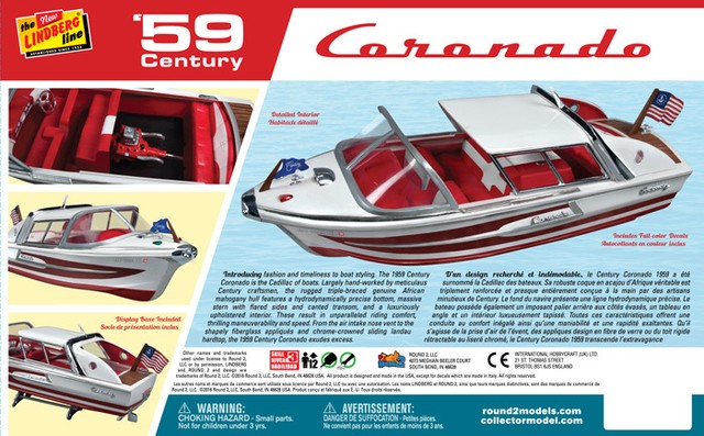 Lindberg Lnd221 1959 Century Coronado Boat for sale online | eBay