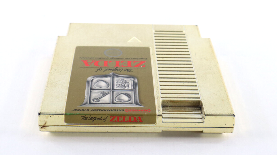 The Legend of Zelda Nintendo, 1987 NES Gold Cart 5 Screw Tested ...