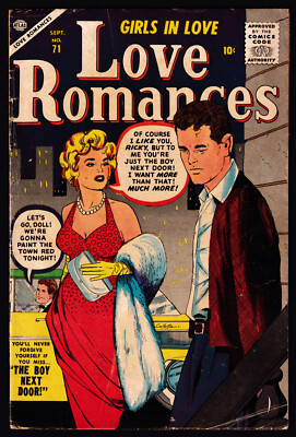 1957 Atlas Love Romances #71 VG | eBay