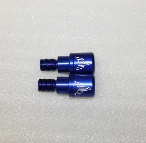 Blue Aluminum Handlebar End Cap MT07 MT09 MT125 | eBay