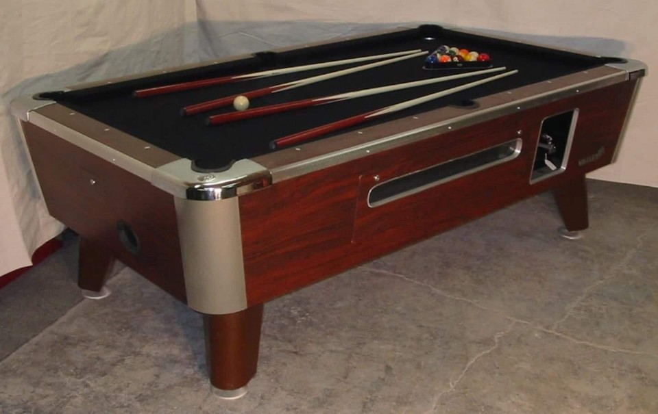 7' VALLEY COMMERCIAL COIN-OP POOL TABLE MODEL ZD4 (Green Felt) | eBay