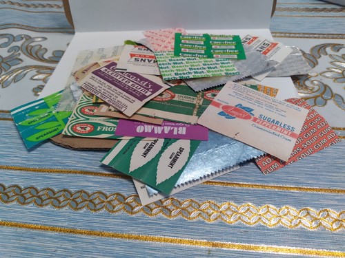 Lot Of 36 Vtg Different Chewing Gum Wrappers | eBay