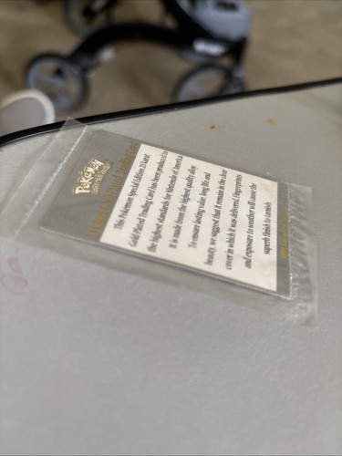 Pokemon Pikachu 23k Certificate Of Authenticity Only Still Sealed | eBay