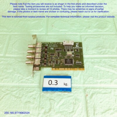 EURESYS Picolo Pro 2 REV DO, Card as photos, sn:0X1D, FedExDHL | eBay