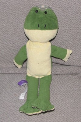 PACIMALS FORD THE FROG STUFFED PLUSH BABY PACIFIER HOLDER TOY SECURITY ...