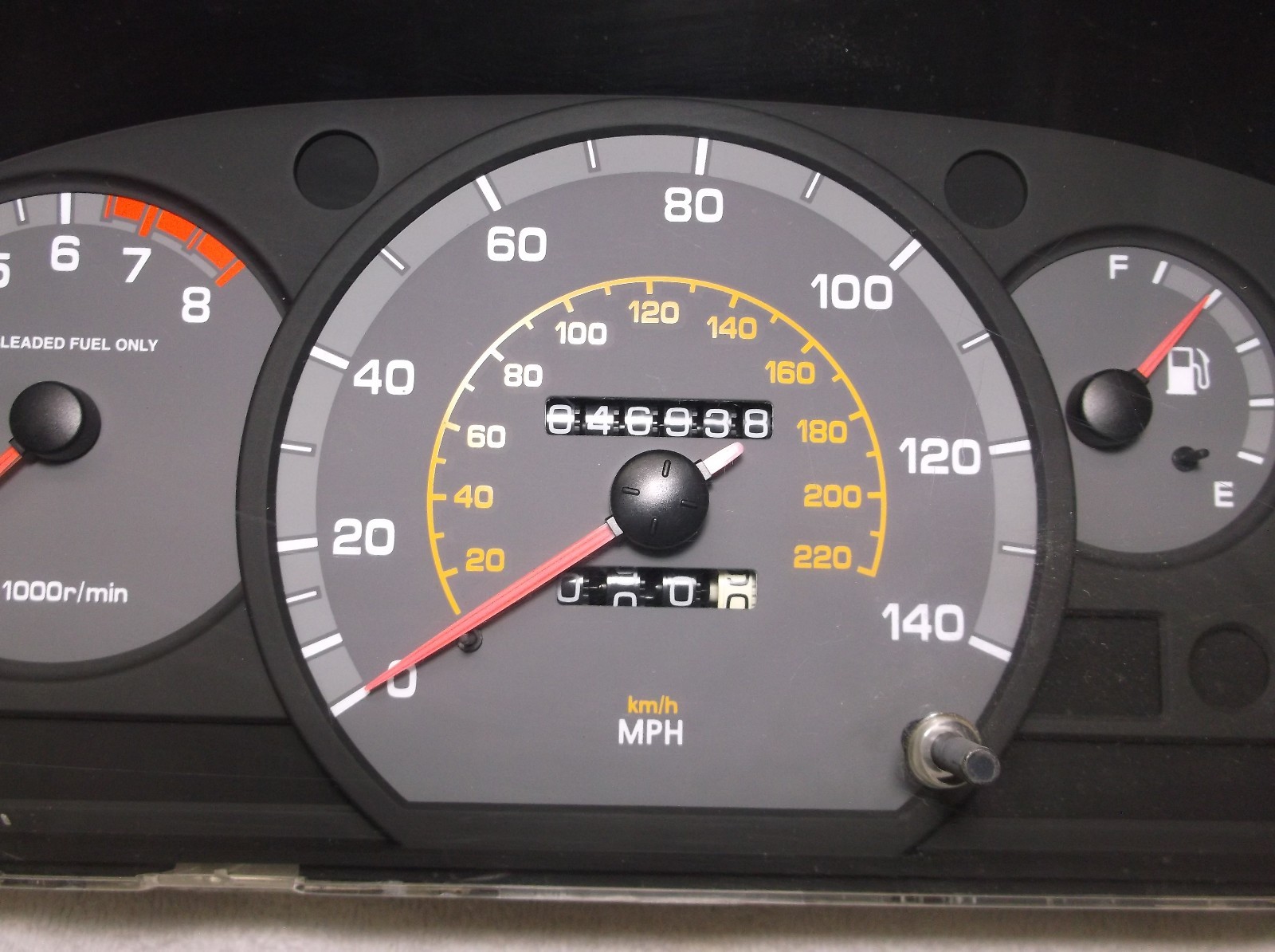 00-01-02 DAEWOO NUBIRA 46K COMPTEUR DE VITESSE/INSTRUMENT/JAUGE/CLUSTER ...