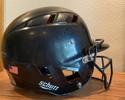 Schutt Youth Baseball/Softball Batting Helmet With Mask Guard #325600 M ...
