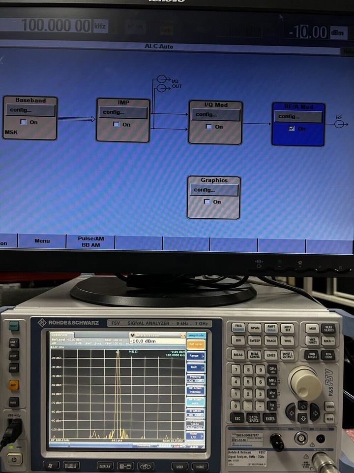 Rohde & Schwarz SMATE200A, Vector Signal Generator, 100kHz-3GHz, w/OPT ...