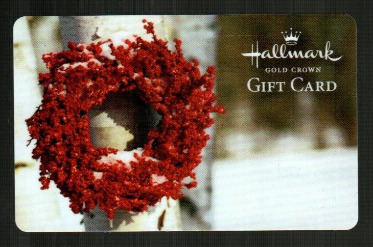 HALLMARK Wreath on Winter Birch Tree 2011 Gift Card ( $0 ) | eBay