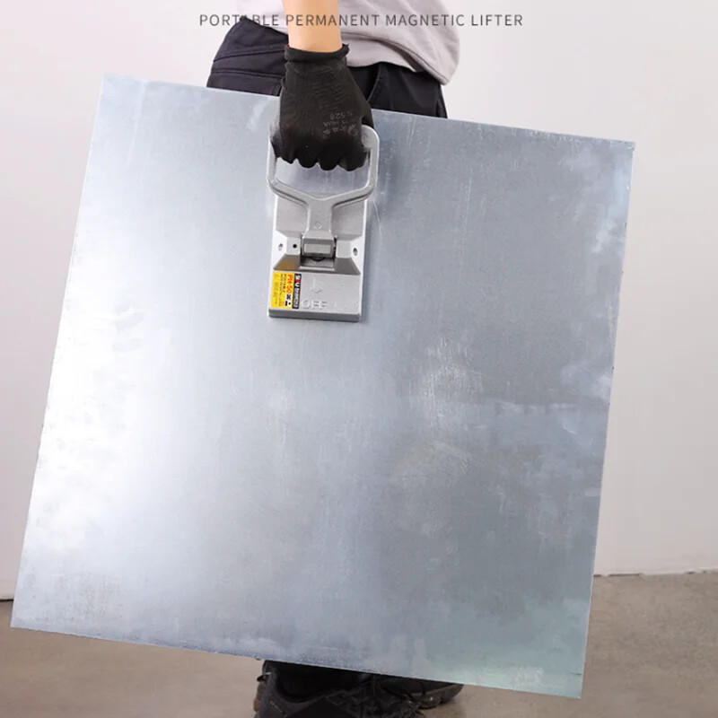 Permanent Magnet Lifter 50KG Manual Lifting and Handling Steel Plate ...