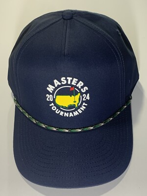 2024 Masters golf Hat navy snapback with rope pga new | eBay