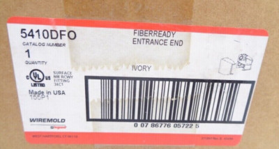 Wiremold 5410DFO NM 5400 Series Radiused Divided Entr Cap Fitting Iv ...