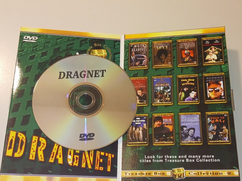 Dragnet Treasure Box Collection DVD Complete Series Vintage Collectible ...