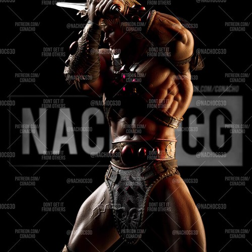 He-Man Masters of the Universe 3D Printing Resin Unassembled Unpainted ...