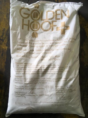GOLDEN HOOF ZINC SULPHATE PLUS 20 KG | eBay UK