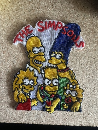 VTG The Simpsons Family Portrait Patch Homer Bart Marge Lisa ...