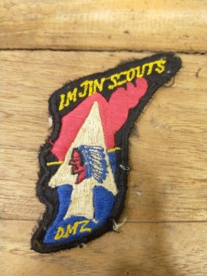 Vtg 60s US Army Imjin Scouts DMZ Military Korean War Vietnam War patch ...