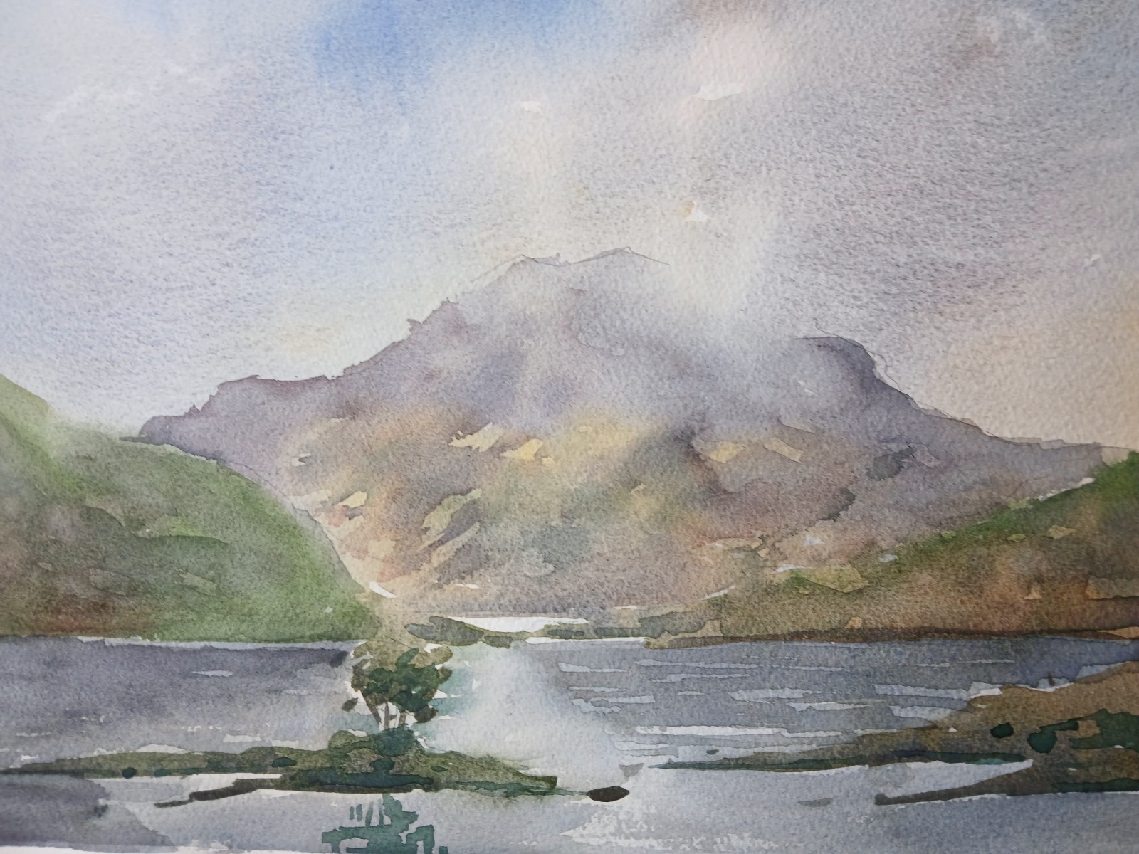 Scotland Loch Scene Watercolour Painting - Signed Original | eBay