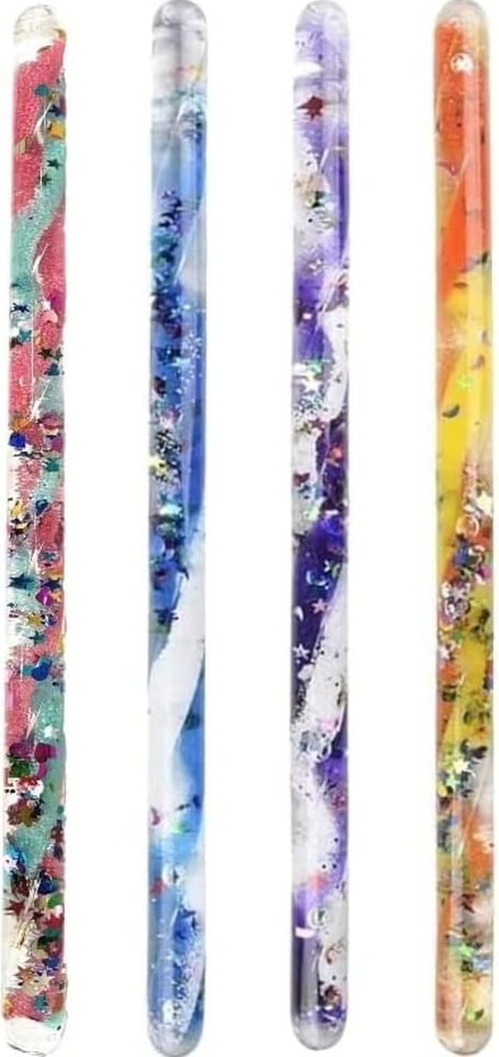 Jumbo Spiral Glitter Wand - 12.5" Wonder Glitter Tube for Dressing up ...