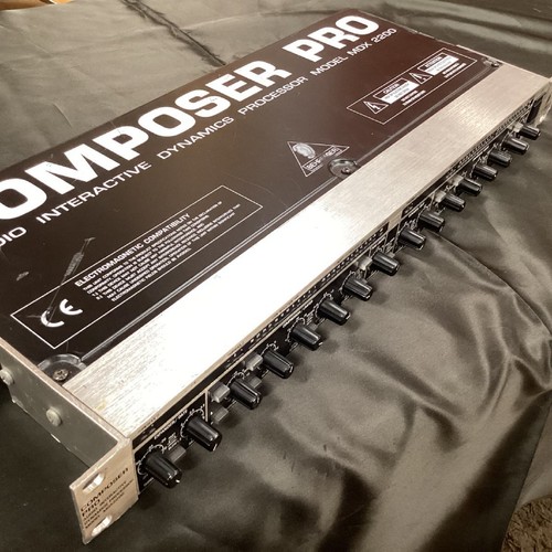 Behringer MDX2200 Audio Compressor Effector Used Guitar Studio Rack ...