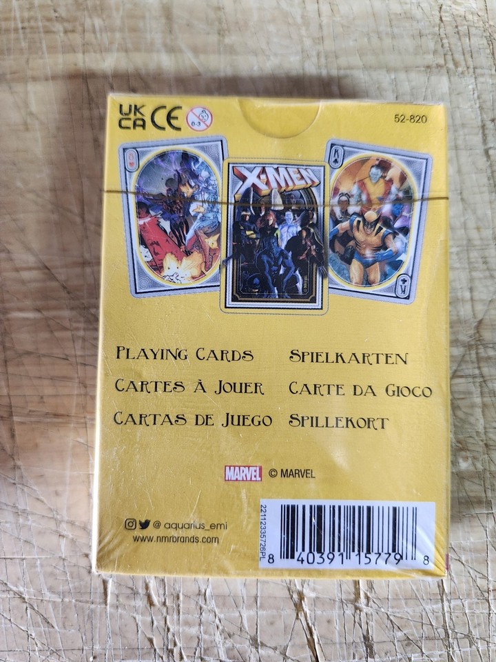 NMR Brands Marvel X-Men Playing Cards New Sealed | eBay