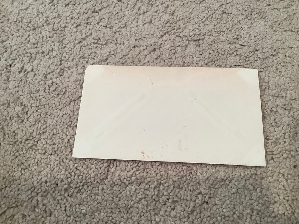 1981 PIPESTEM, W.V. : Signed FOLK ART WATERCOLOR Postal Cover GEORGE ...