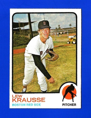 1973 Topps SET BREAK HIGH #566 LEW KRAUSSE NRMINT BOSTON RED SOX (SB1 ...