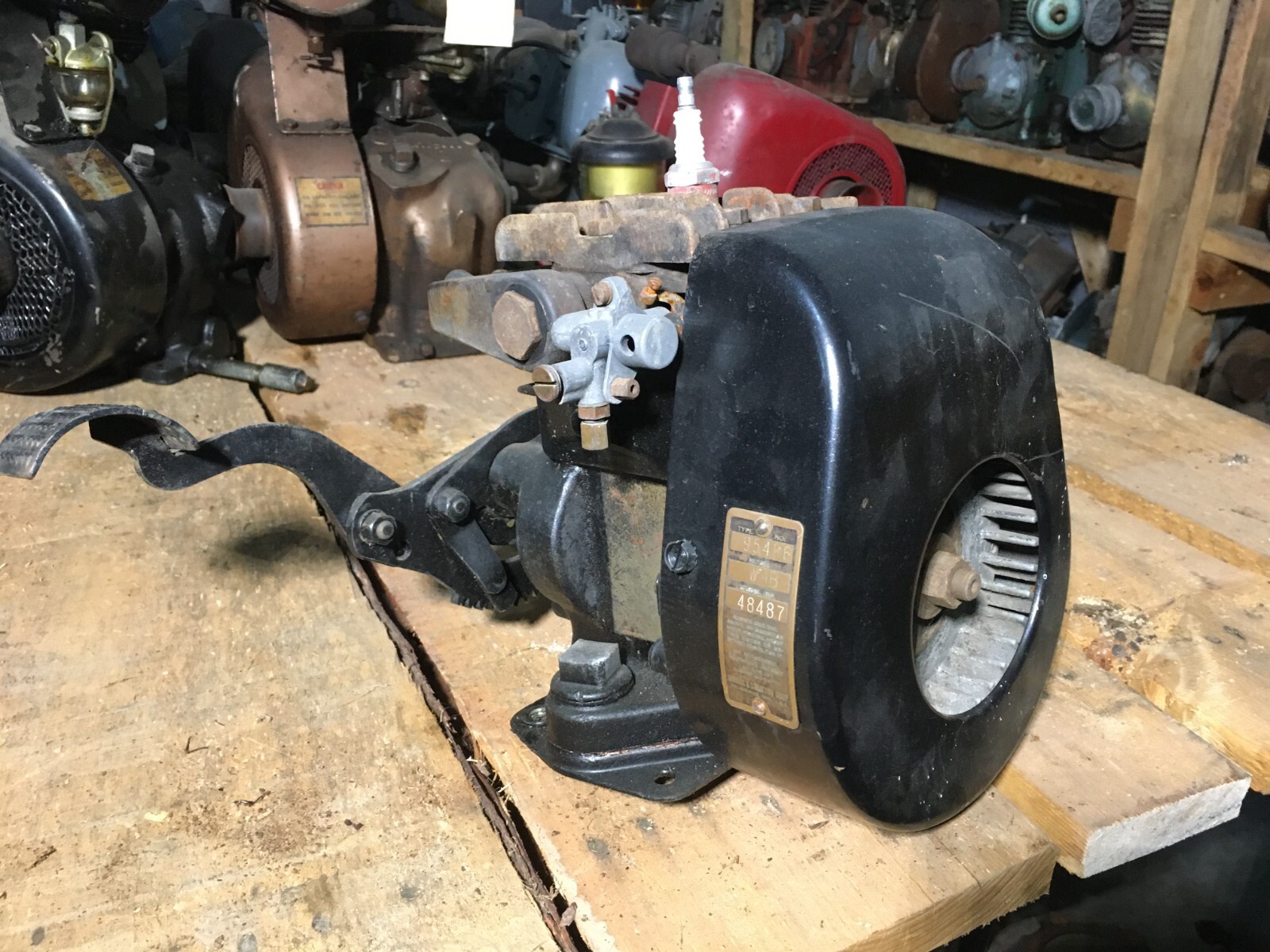 Briggs and Stratton WMB Engine Kick Start Washing Machine Motor 1939 ...