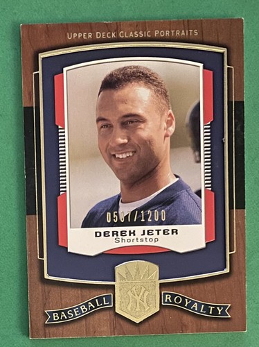 2003 Upper Deck Classic Portraits - Baseball Royalty Derek Jeter #205 /1200 for sale online | eBay
