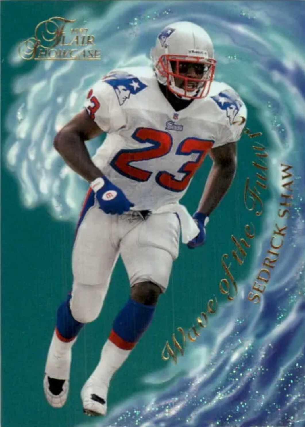 1997 Flair Showcase Wave of the Future Football Card Sedrick Shaw | eBay