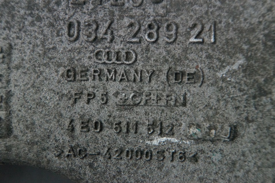 Rear Right Swing Arm 4E0511512 Bentley Continental 3W Rear Axle Control ...