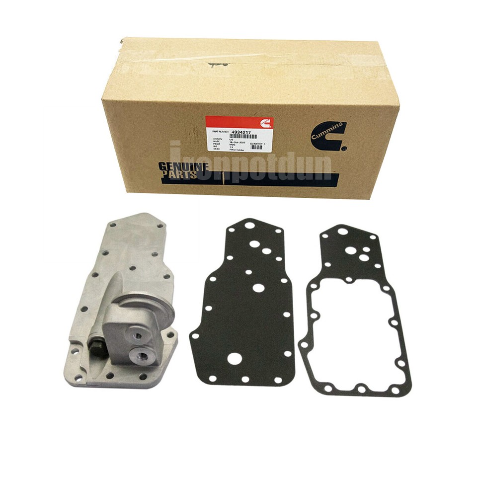 Cummins Oil Filter Mount Housing W/Gaskets 89-02 Dodge Cummins 6B 6BT ...