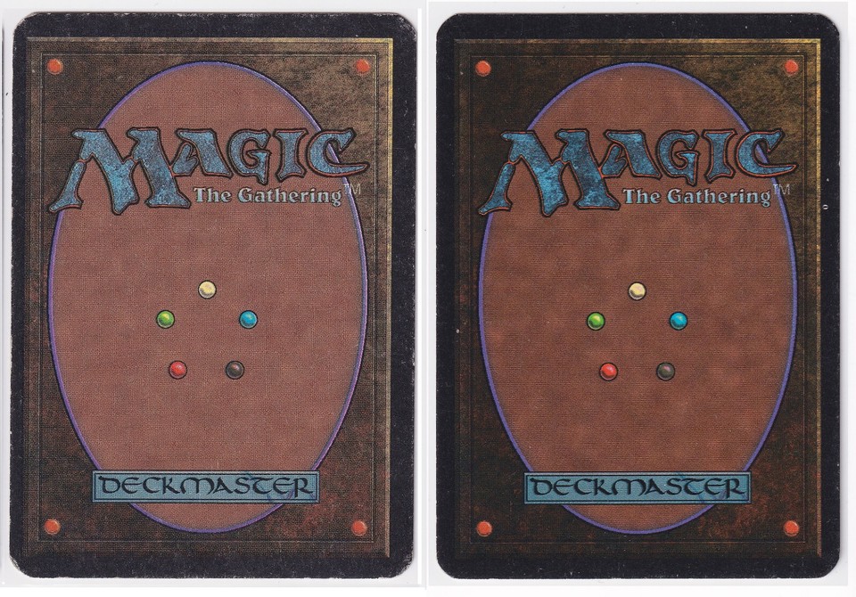 Swamp - Alpha - MTG - Misprint / Factory Ink Error (Dark Back) | eBay