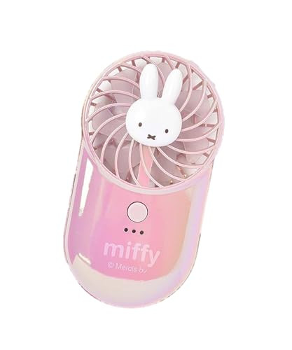 Miffy Aurora Pocketable Handy Fan Handheld Electric Fan Rechargeable ...