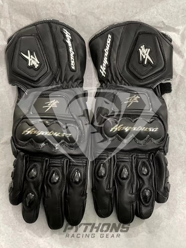 Suzuki Hayabusa Motorcycle Racing Leather Gloves Motorbike Racing | eBay