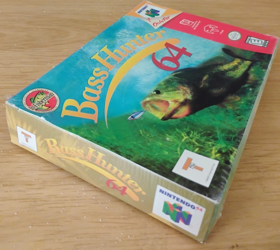 In-Fisherman Bass Hunter 64 Nintendo 64 N64 New Factory Sealed | eBay
