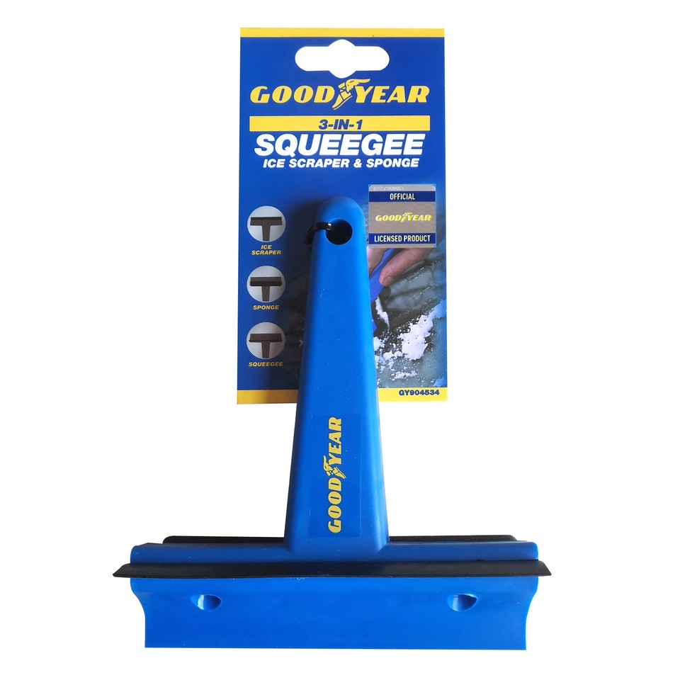 Goodyear Car Windscreen Ice Scraper Squeegee Sponge Windshield Window ...