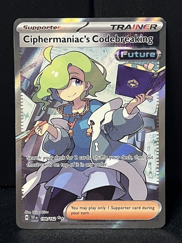 Pokemon Ciphermaniac's Codebreaking 198/162 SV05: Temporal Forces FULL ...
