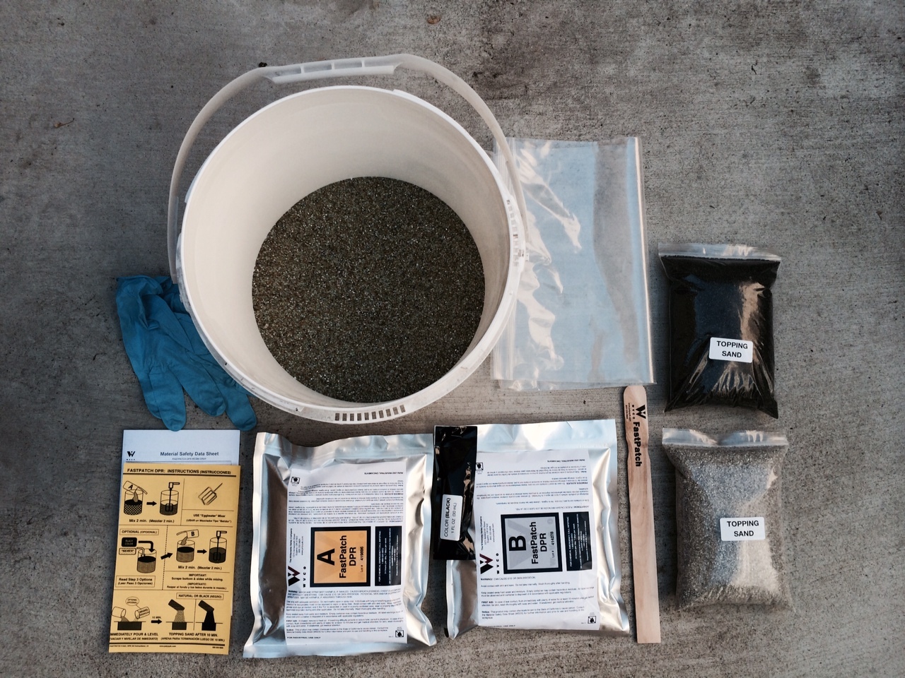 FASTPATCH DPR Pourable Asphalt Repair 3-Gal Kits (48x) - Polymeric ...