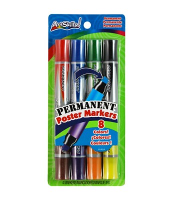 Permanent Double-Ended Poster Markers 4/Pkg-Classic, PA1269 | eBay