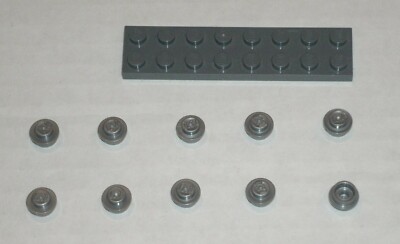 LEGO NEW 1x1 Flat Silver Round Plate Stud (10x) 4633691 Brick 6141 | eBay