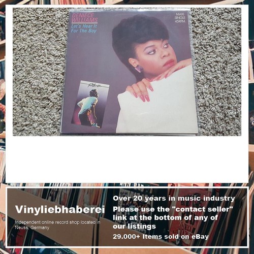Deniece Williams - Let's hear it for the boy 12'' Disco Vinyl | eBay ...