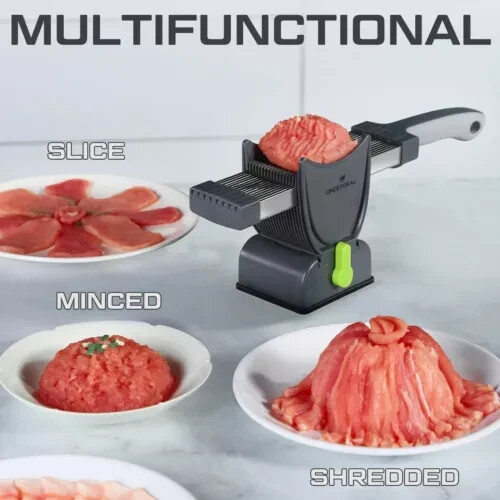 Manual Stainless Steel Fresh Meat Cutter Chopper for Meat Slicing ...