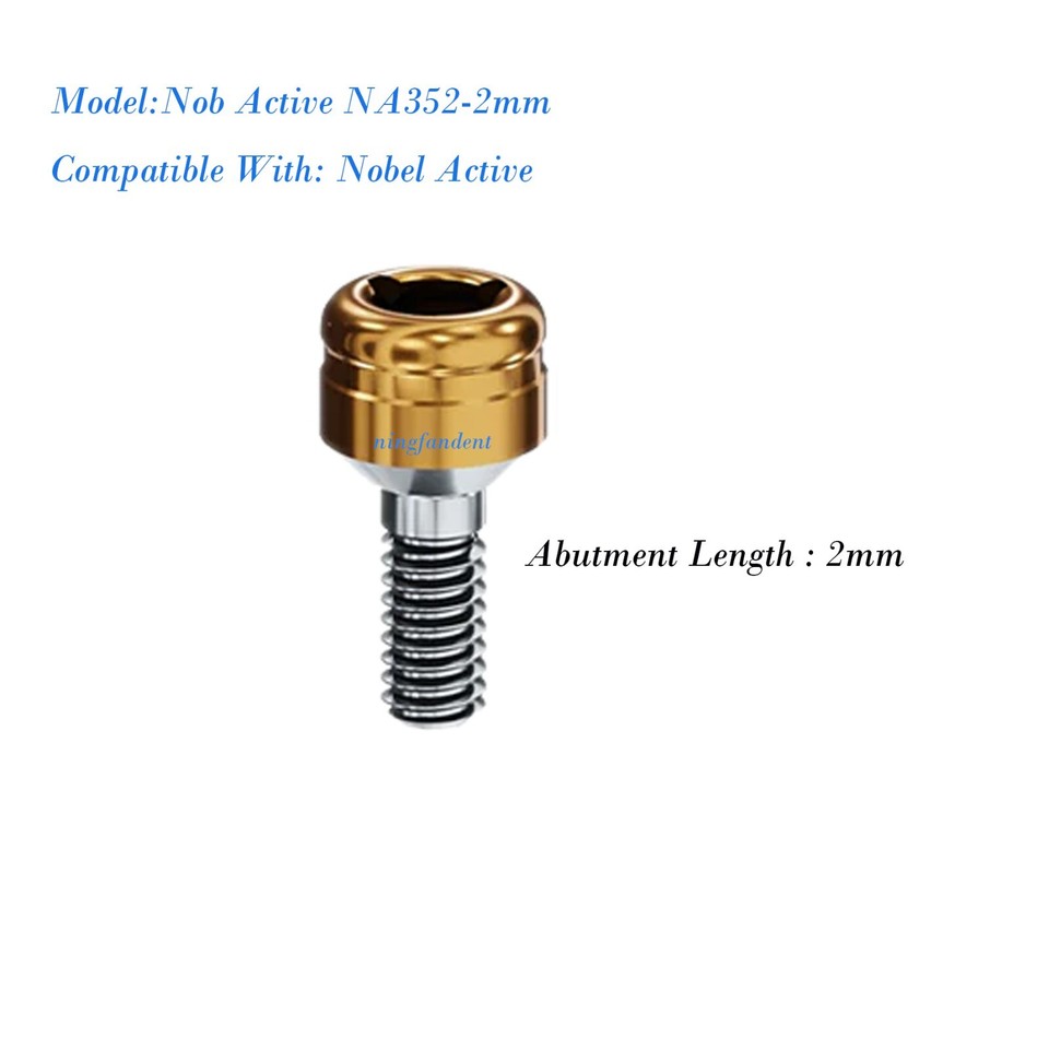Dental Overdenture Abutment Im Plant For Nobel Active NP Male Caps | eBay